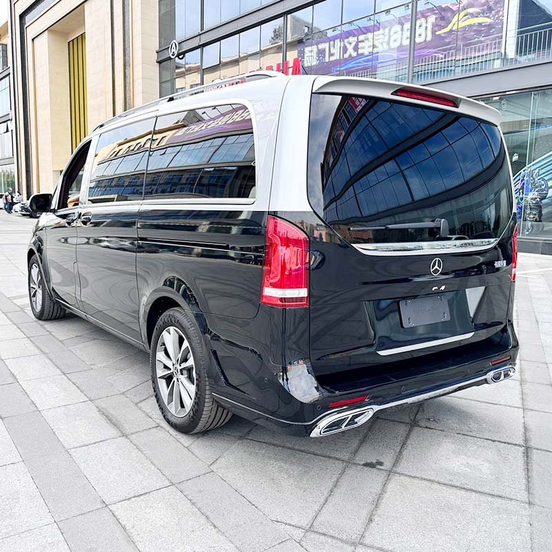奔驰V260短轴天窗版商务车 银黑双拼色_上海1886名车汇官网